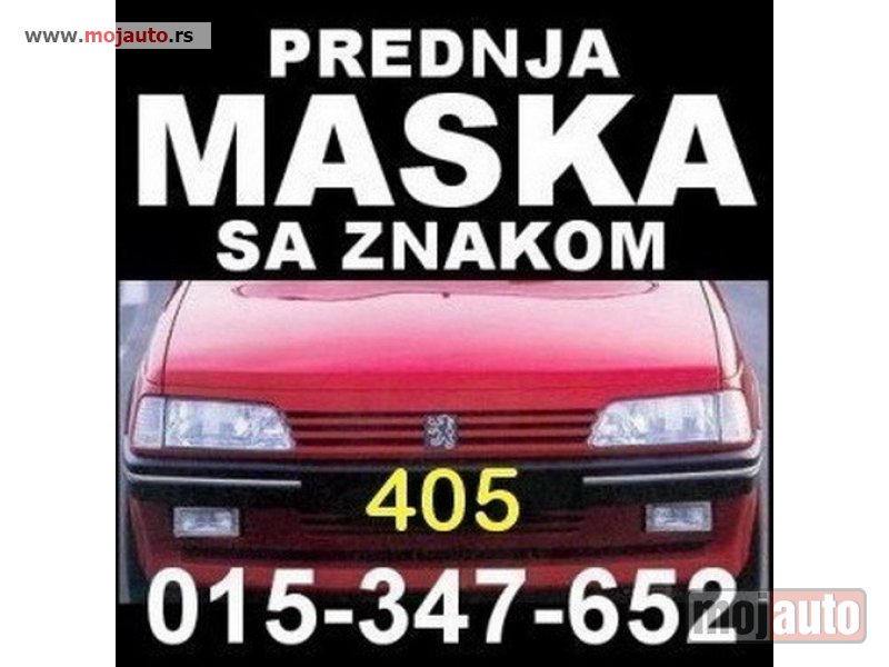 MASKA sa ZNAKOM Pežo 406 306 206 605 405 309 205 Peugeot