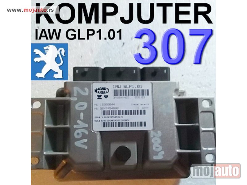 KOMPJUTER Magneti Marelli IAW GLP1.01 Pežo 307 2.0-16V Peugeot