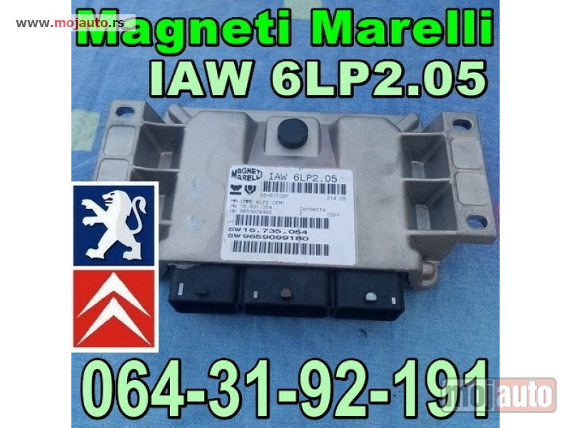 KOMPJUTER Magneti Marelli IAW 1AP,80 Pežo 206 , 9639907780