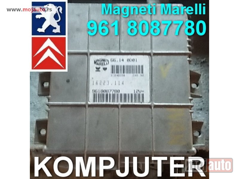 KOMPJUTER Magneti Marelli G6.14 0D01 Pežo 306 Peugeot Citroen 9618087780