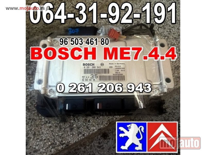 KOMPJUTER Bosch ME7.4.4 Pežo 307 Peugeot 0 261 206 943