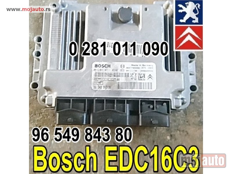 KOMPJUTER Bosch EDC16C3 Pežo Peugeot Citroen , 0281011090