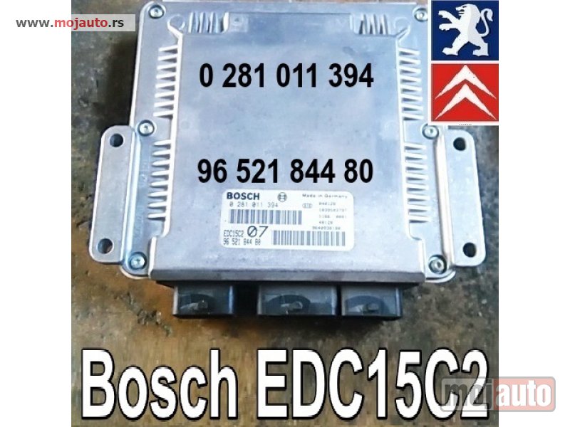 KOMPJUTER Bosch EDC15C2 Pežo Peugeot Citroen 0 281 011 394