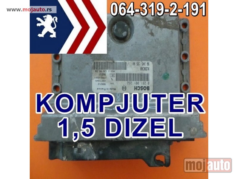 KOMPJUTER Peugeot 106 1,5 Disel Citroen Saxo