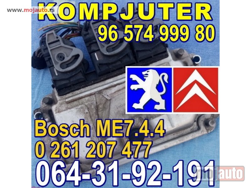 KOMPJUTER ME7.4.4 Pežo Peugeot Citroen 0 261 207 477