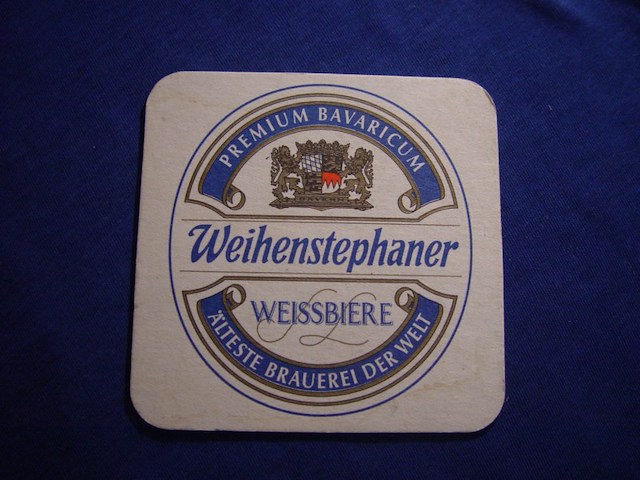 podmetač Weihenstephaner Weissbiere, flekav