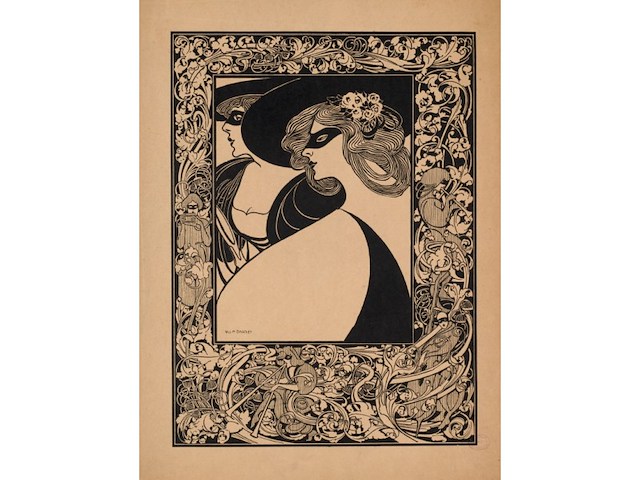 Art nouveau / Art deco reprodukcija (A3 format)