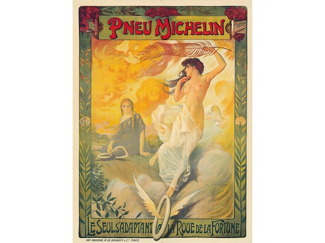 Art nouveau / Art deco reprodukcija (A3 format)