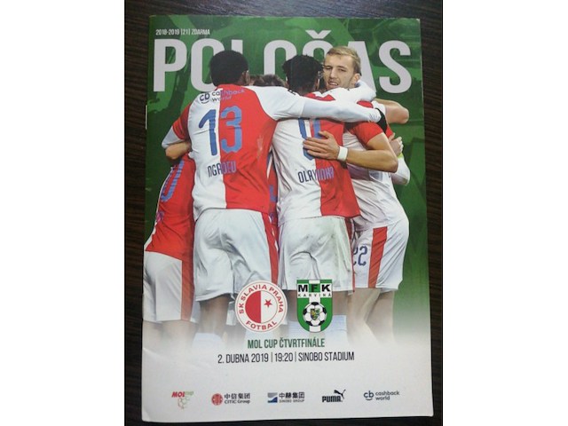 Program Slavia Prag-MFK Karvina 2019