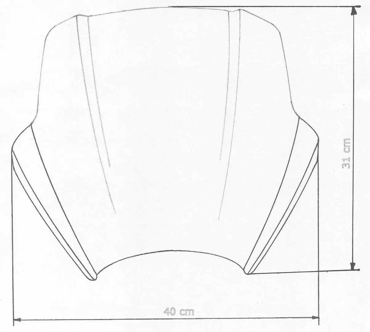 MRA Speedscreen"SPS" vizir za NAKED motore polu-tamni