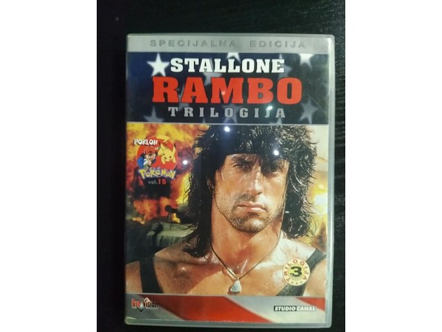 RAMBO 1 + 2 + 3 na 2 dvd-ija / Sylvester Stallone