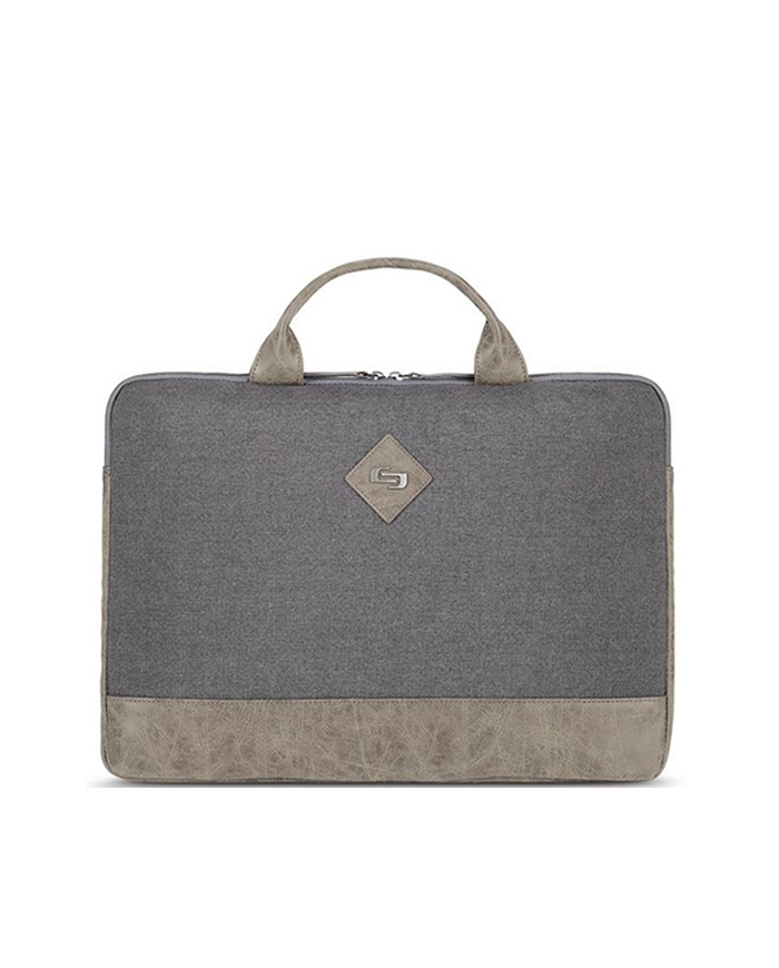 LAPTOP TORBA SLIM BRIEFCASE GRAY Solo