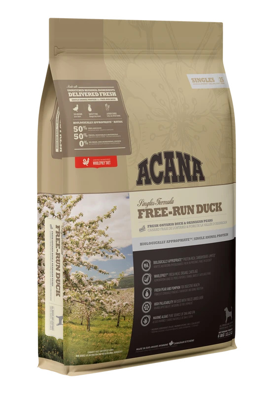 Acana Dog Adult All Single Free Run Duck 11.4kg