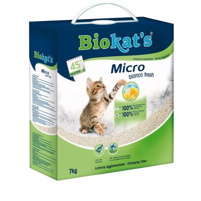 BioKats Cat Micro Bianco Fresh posip 7kg