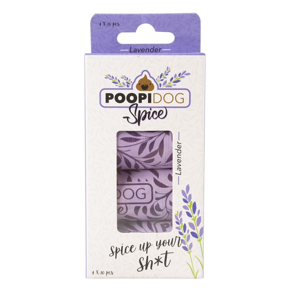 Duvo Poo bags Spice lavander 32x19cm