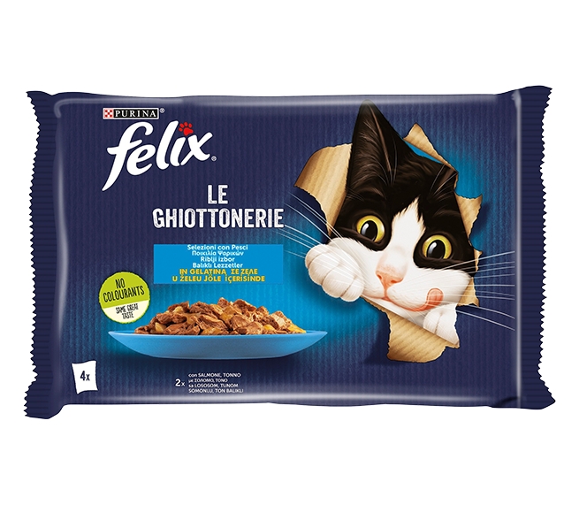 Felix Cat Žele Losos 4x85g