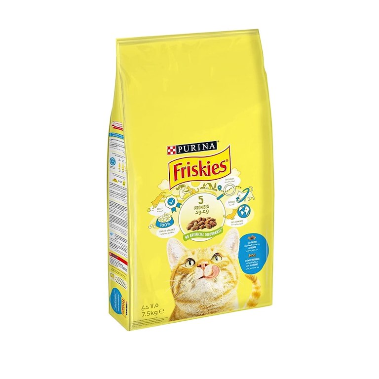 FRISKIES Cat Adult Losos&Povrće 1.5 KG