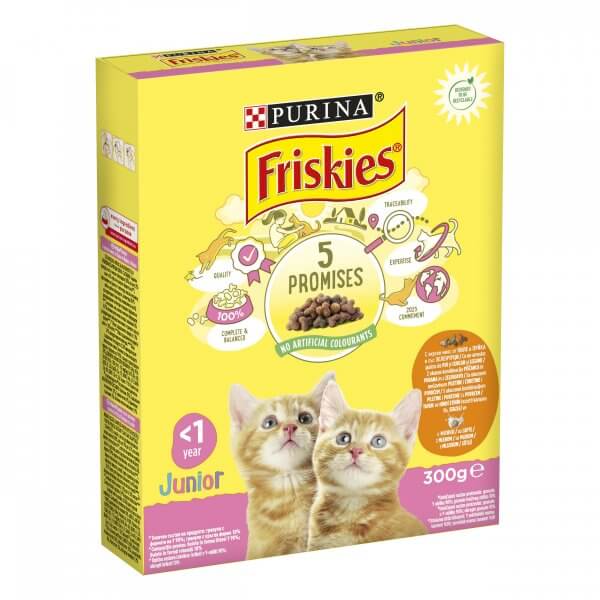FRISKIES Cat Kitten Piletina&Povrće 0.3 KG