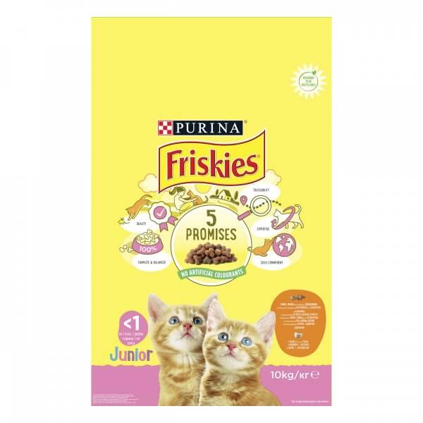 FRISKIES Cat Kitten Piletina&Povrće 10 KG