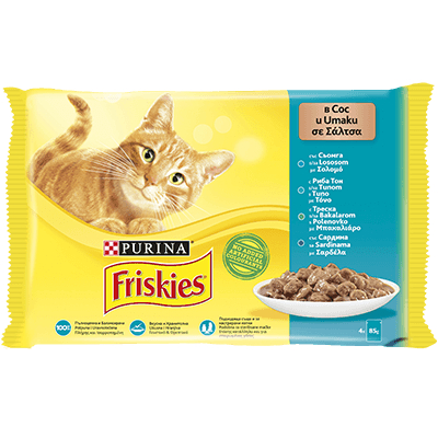 Friskies Cat Sos Losos MV 4x85g