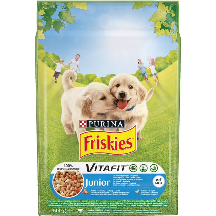 Friskies Dog Puppy All Piletina&Povrće 0.5 KG