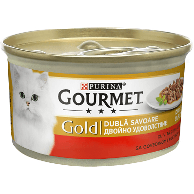 Gourmet Cat Gold Duo Sos Govedina&Piletina 85g