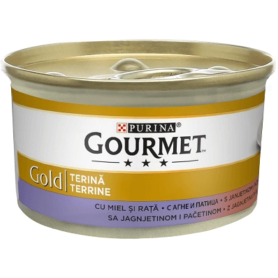 Gourmet Cat Gold Jagnjetina&Pačetina Pašteta 85g