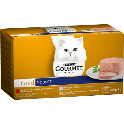 Gourmet Cat Gold miks ukusa pašteta 4x85g