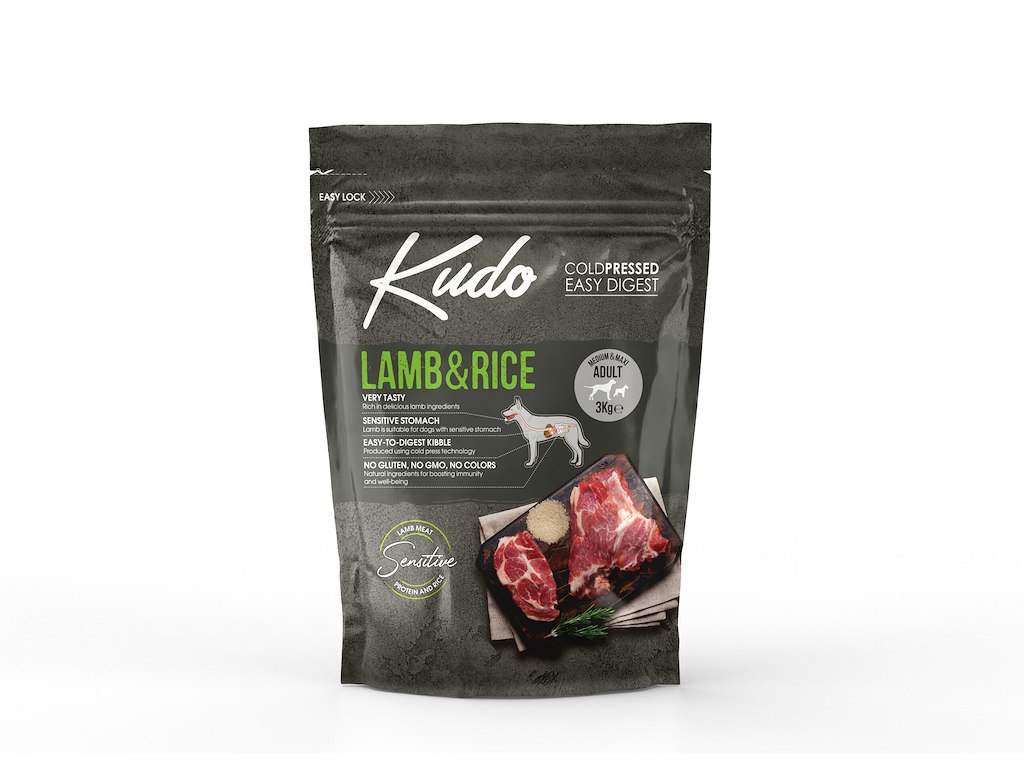 Kudo Dog Adult M&L Lamb&Rice 3 KG