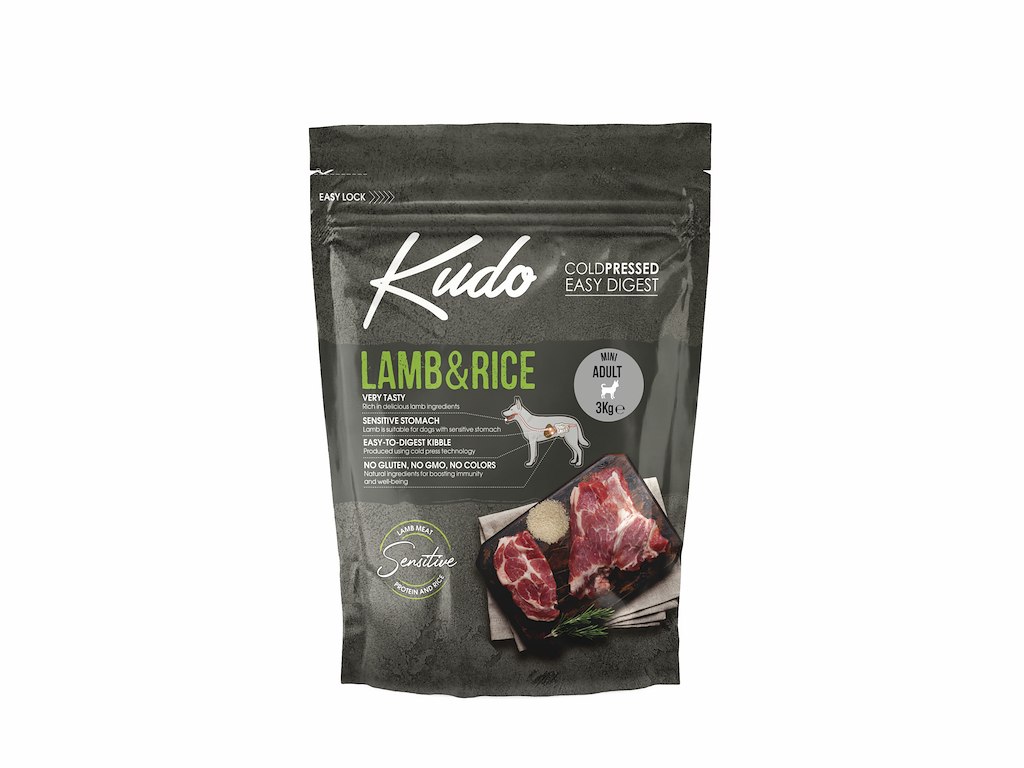 Kudo Dog Adult Mini Lamb&Rice 3 KG