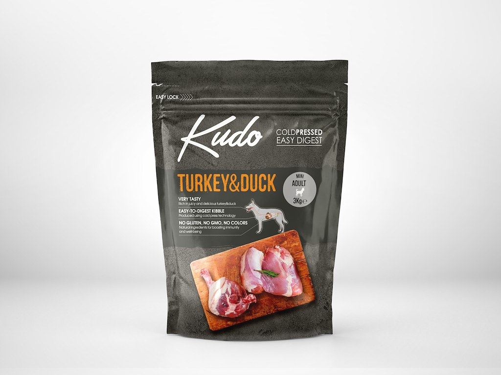 Kudo Dog Adult Mini Turkey&Duck 3 KG