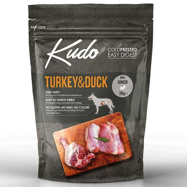 Kudo Dog Puppy Mini Turkey&Duck 3 KG