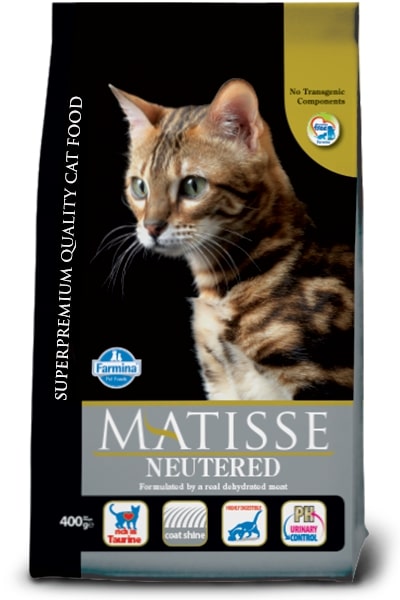 Matisse Cat Adult Neutered Chicken&Rice 0.4 KG