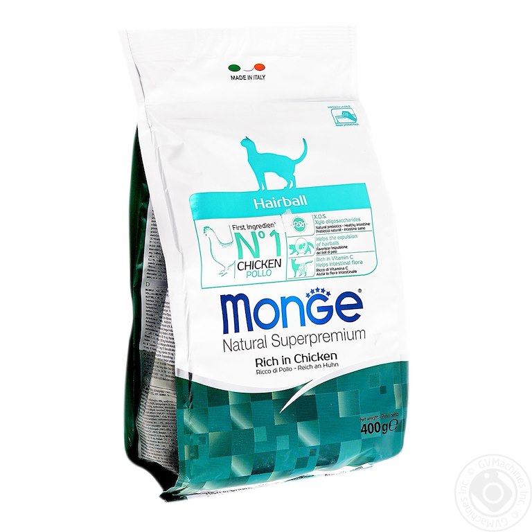 Monge Cat Adult Hairball 0.4 KG