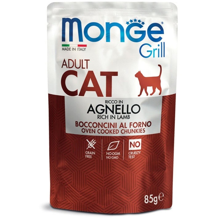 Monge Cat Grill Sos Jagnjetina 85g