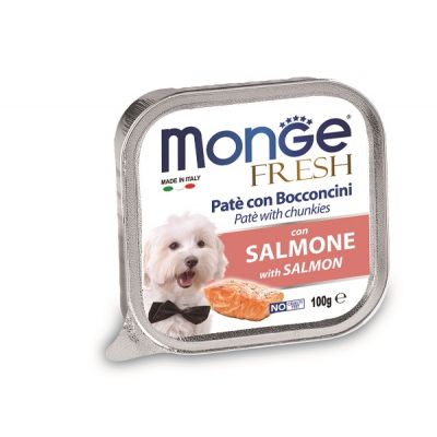 Monge Dog Fresh Pašteta Losos 100g