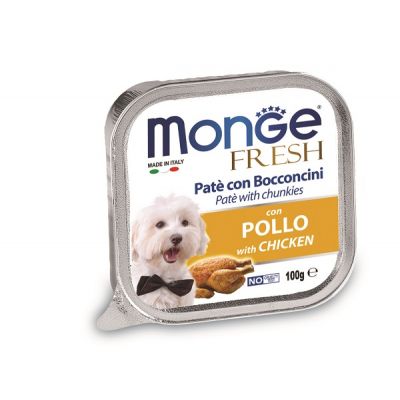 Monge Dog Fresh Pašteta Piletina 100g