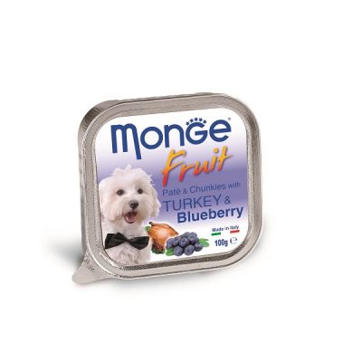 Monge Dog Fruit Ćurka&Borovnica 100g