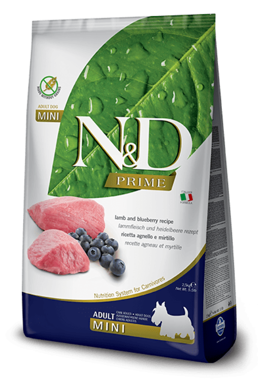 N&D Dog Adult Mini Lamb&Blueberry 0.8 KG