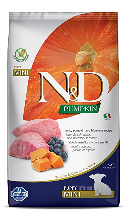 N&D Dog Puppy Mini Pumpkin Lamb&Blueberry 0.8 KG