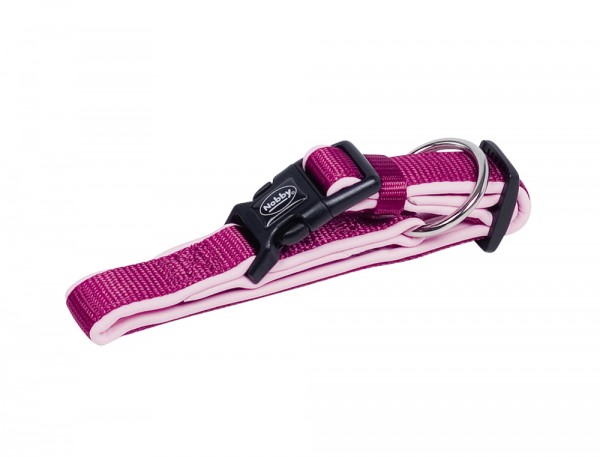 Nobby Dog Classic Preno ogrlica 25-35cm/20mm ciklama-roze