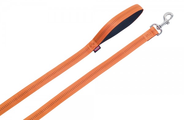 Nobby Dog Soft Grip povodac 1.2m/10mm oranž