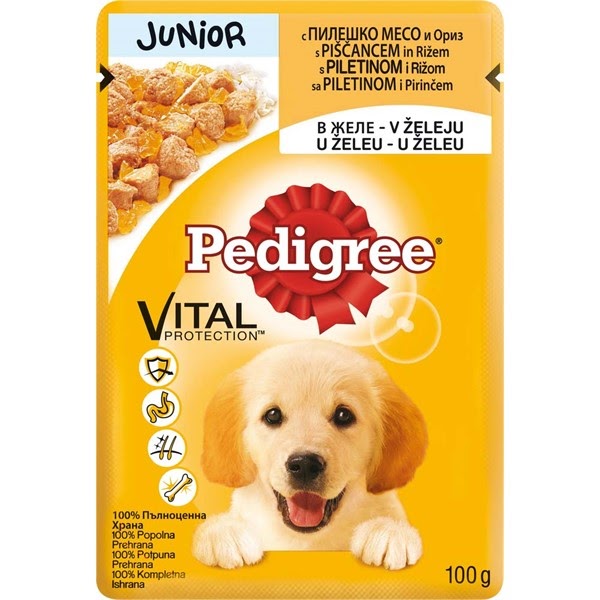 Pedigree Dog Junior Kesica Piletina 100g