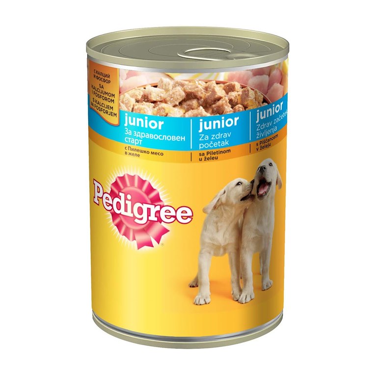 Pedigree Dog Junior Piletina Konzerva 400g