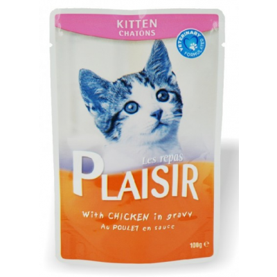Plaisir Cat Kitten Preliv Piletina 100g