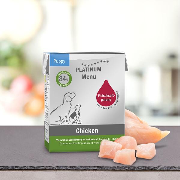 Platinum Dog Puppy Chicken 375g