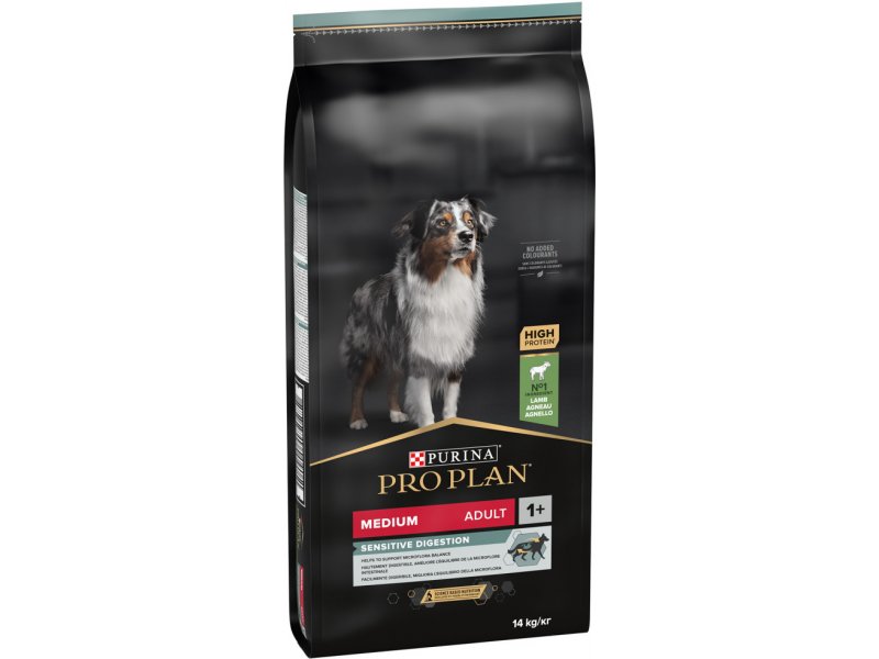 Pro Plan Dog Adult Medium OptiDigest Sensitive Jagnjetina 14 KG