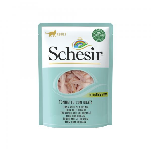 Schesir Cat Adult Tunjevina & Orada preliv u sosu 70g