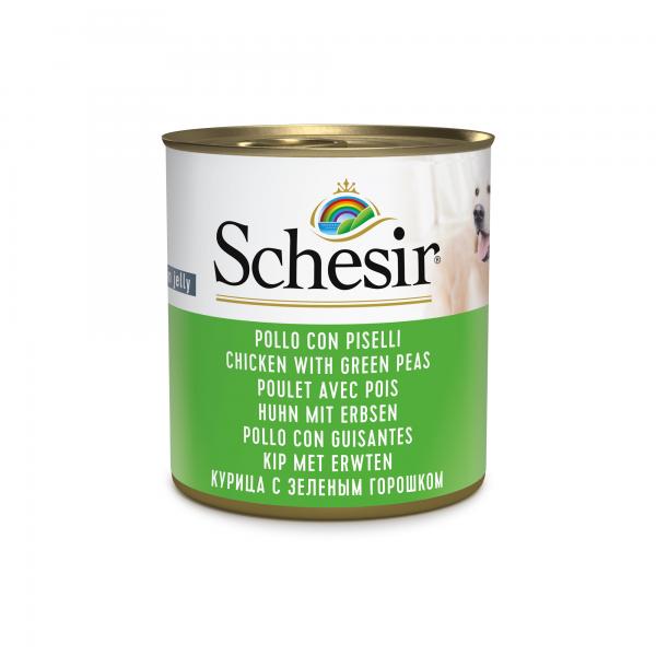 Schesir Dog Adult Piletina & Grašak konzerva 285g