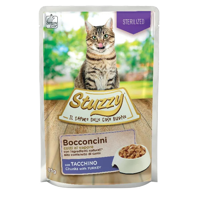 Stuzzy Cat Preliv za Sterilisane Ćuretina 85g